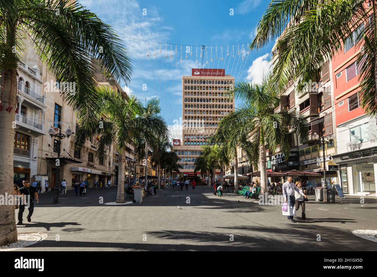 Santa Cruz de Tenerife, Canary Islands, Spain - Desember 11, 2016 ...