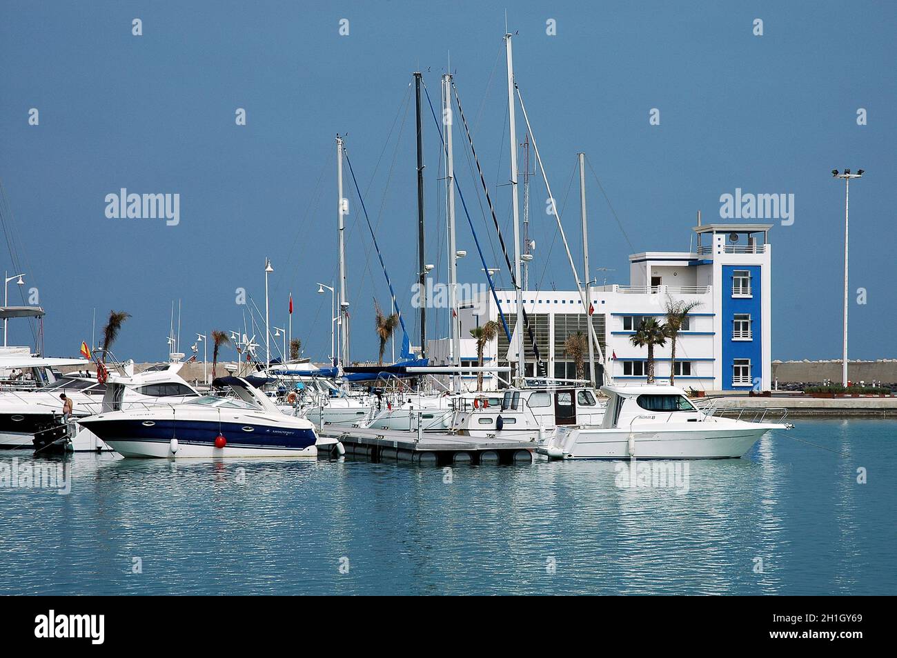 Saidia the blue pearl of Oriental Morocco Stock Photo - Alamy