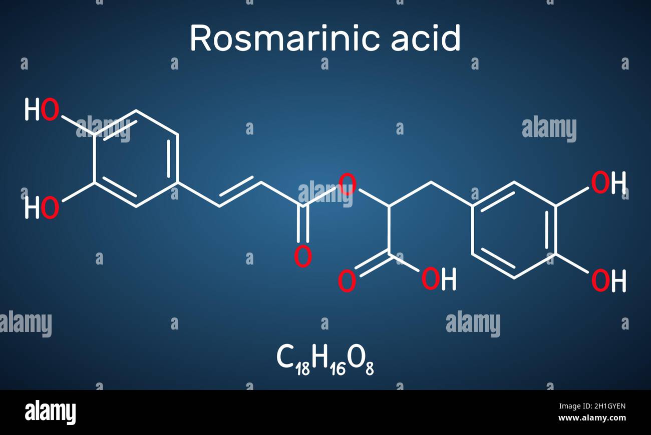 Rosmarinic acid antioxidant Stock Vector Images - Alamy