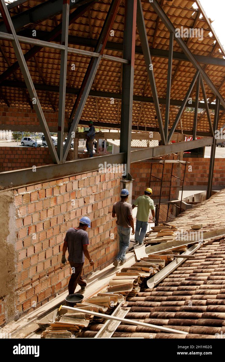 porto seguro, bahia / brazil - november 10, 2010: civil construction ...