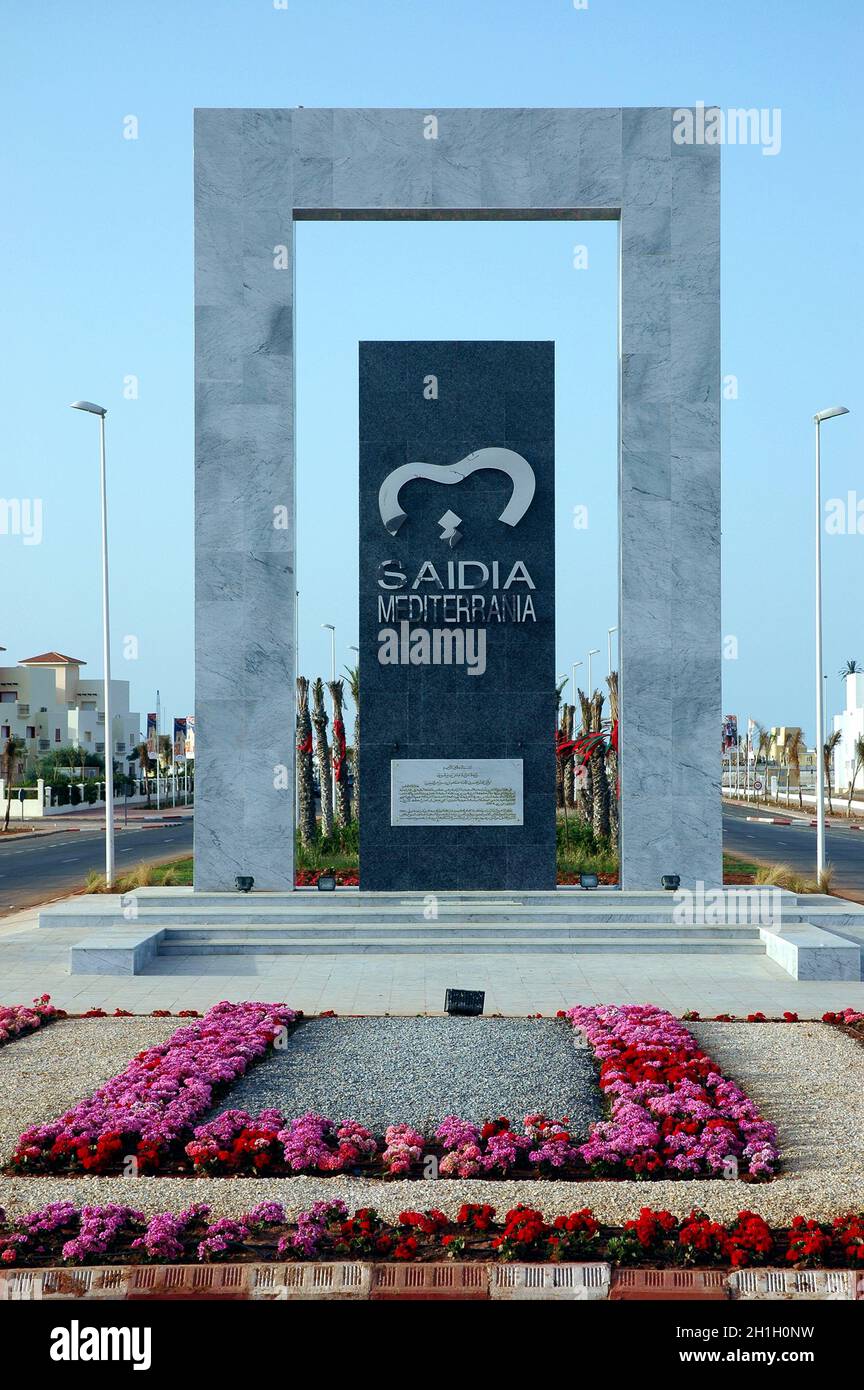 Saidia the blue pearl of Oriental Morocco Stock Photo - Alamy