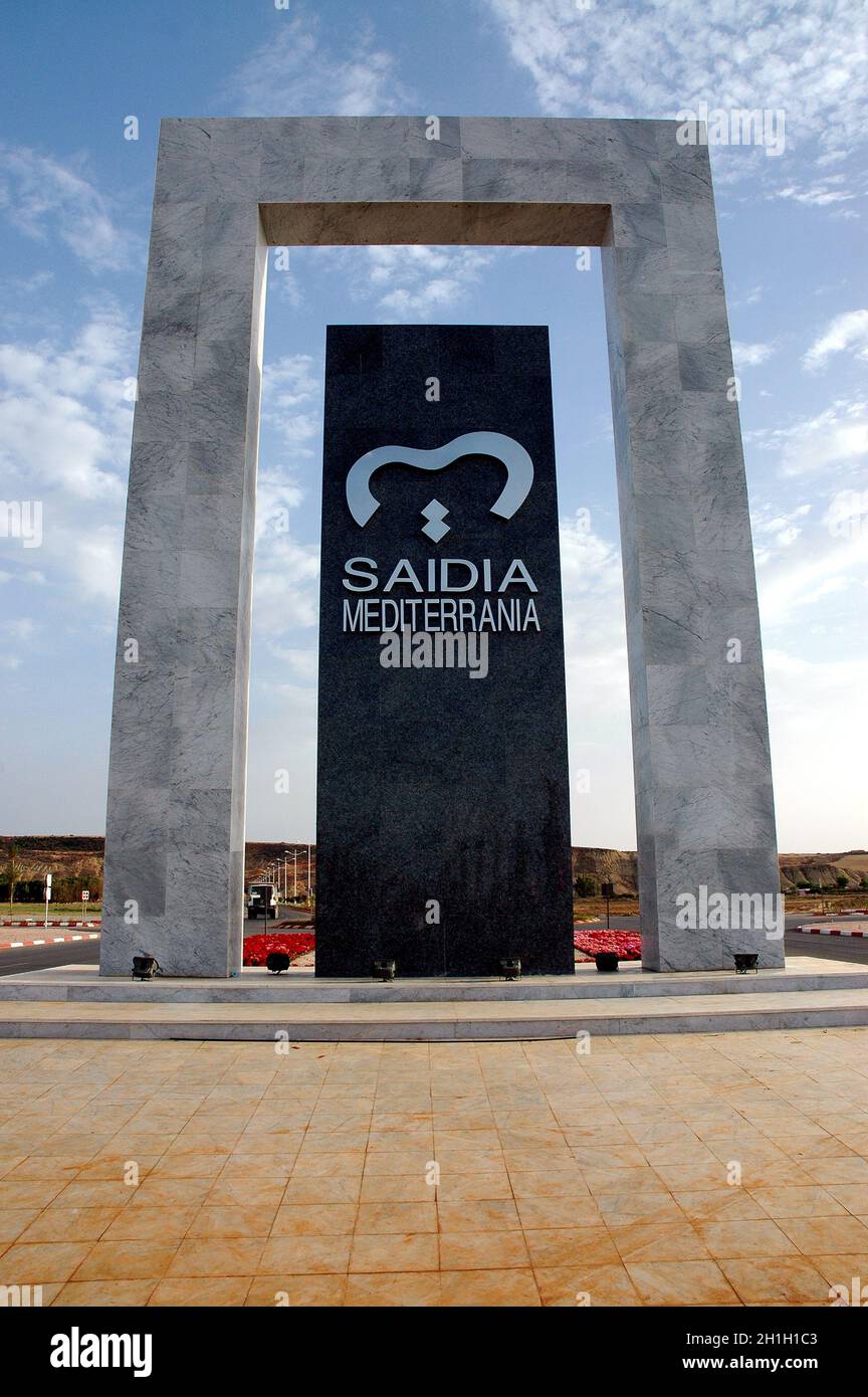 Saidia the blue pearl of Oriental Morocco Stock Photo - Alamy