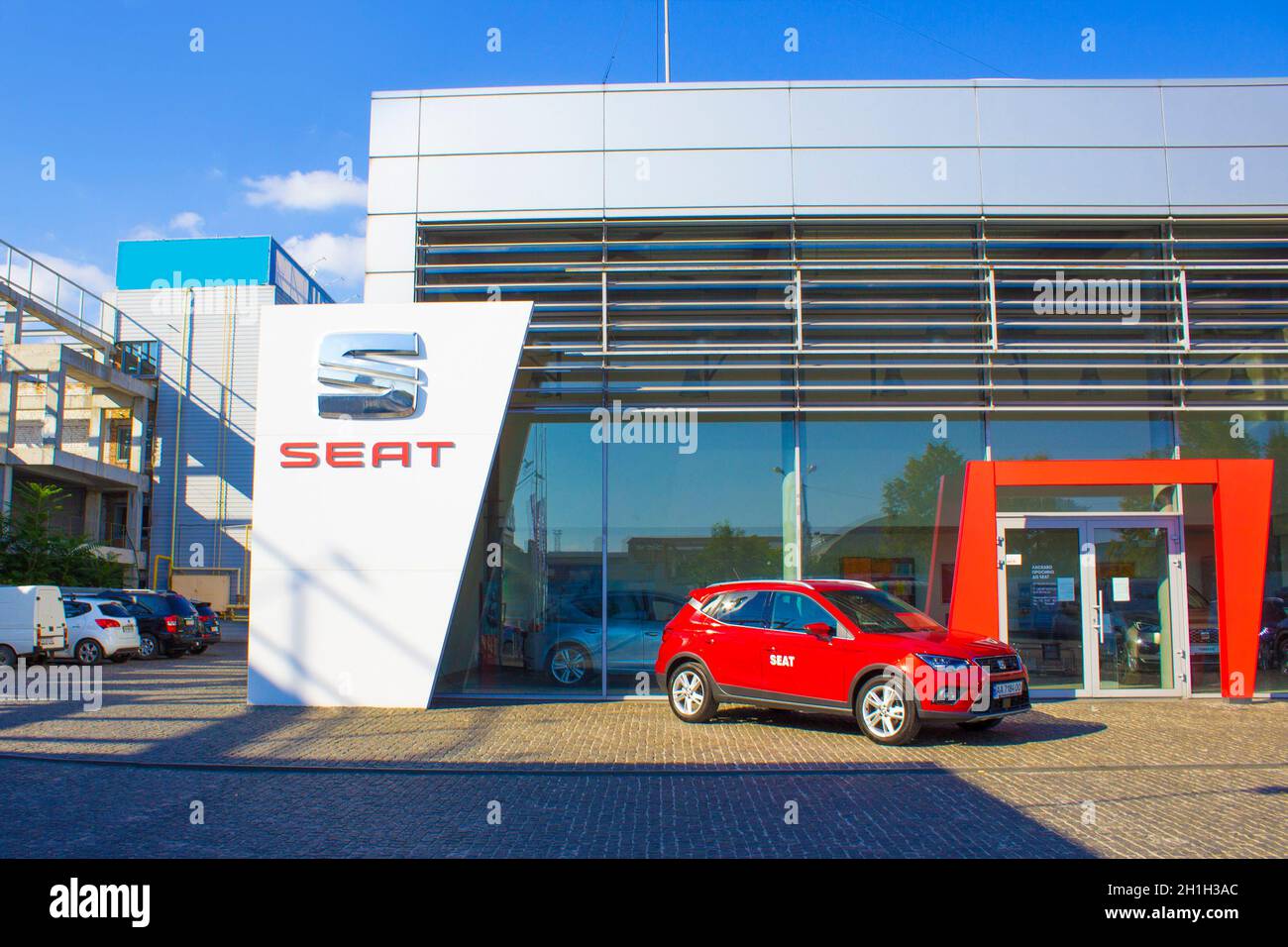 Seat spanish car manufacturer logo hi-res stock photography and images ...