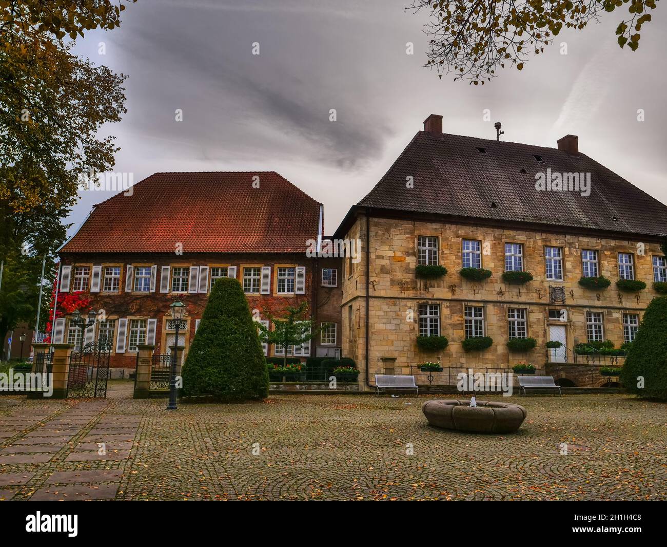 the city of Nottuln in the german westphalia Stock Photo - Alamy
