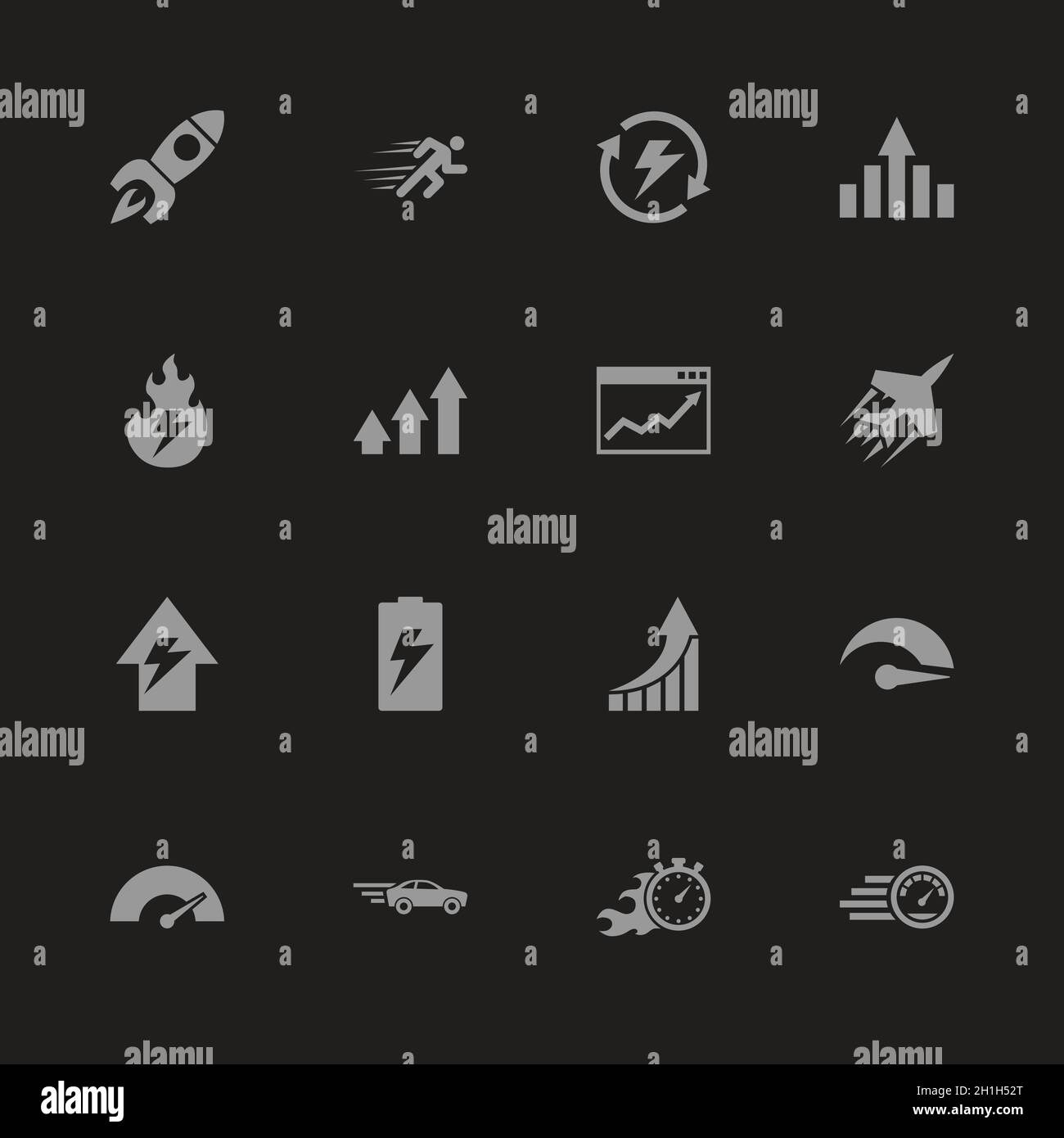 Performance - Flat Vector Icons Stock Vector Image & Art - Alamy