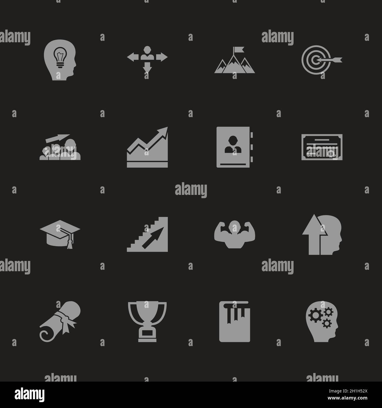 Personal Development - Flat Vector Icons Stock Vector Image & Art - Alamy