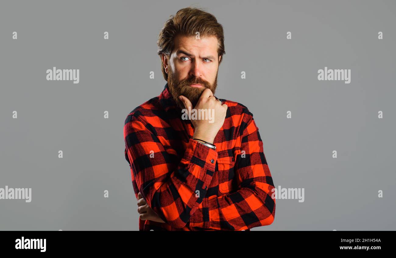 Bearded male model hi-res stock photography and images - Alamy