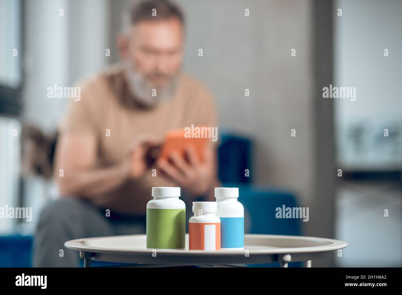 Well man vitamins hi-res stock photography and images - Alamy