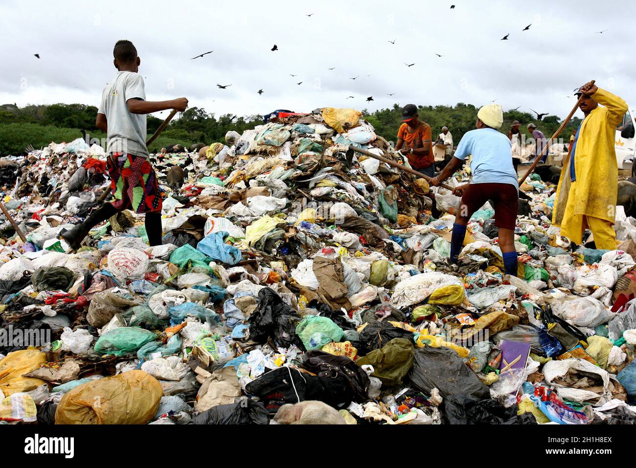 Itabuna, bahia / brazil - september 27, 2011: people are seen turning ...