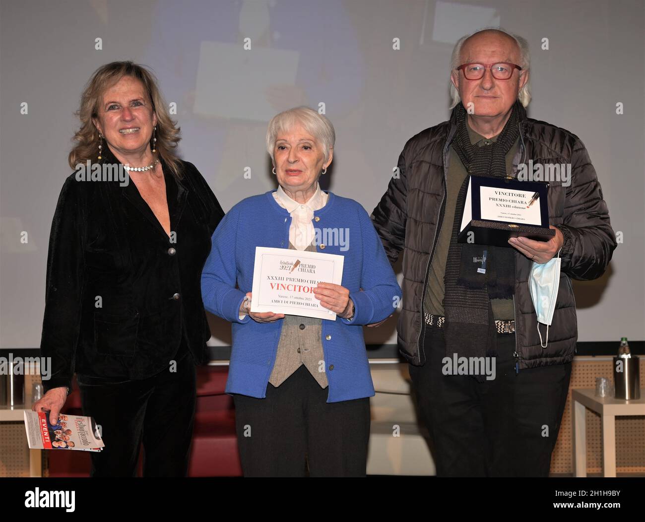 Turin, Italy. 18th Oct, 2021. Varese, Italy Chiara 2021 Prize final ...