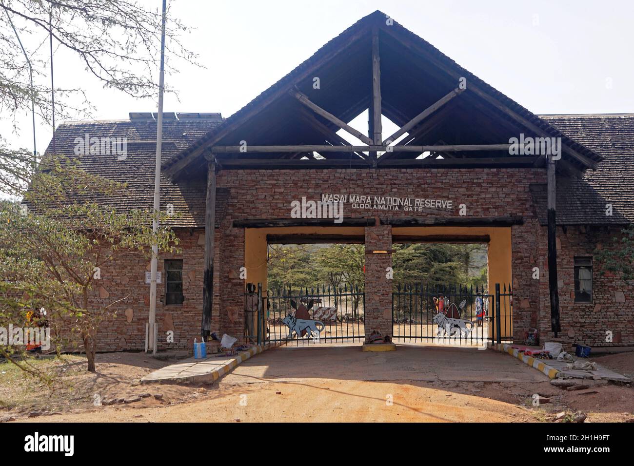 Masai mara gate hi-res stock photography and images - Alamy