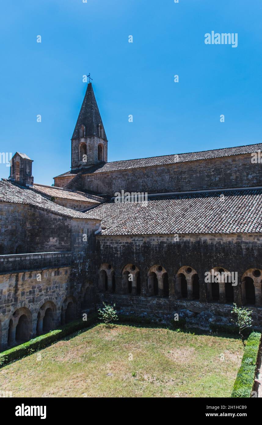 Church of the Cistercian Abbey of Thonoret in the Var in France Stock ...