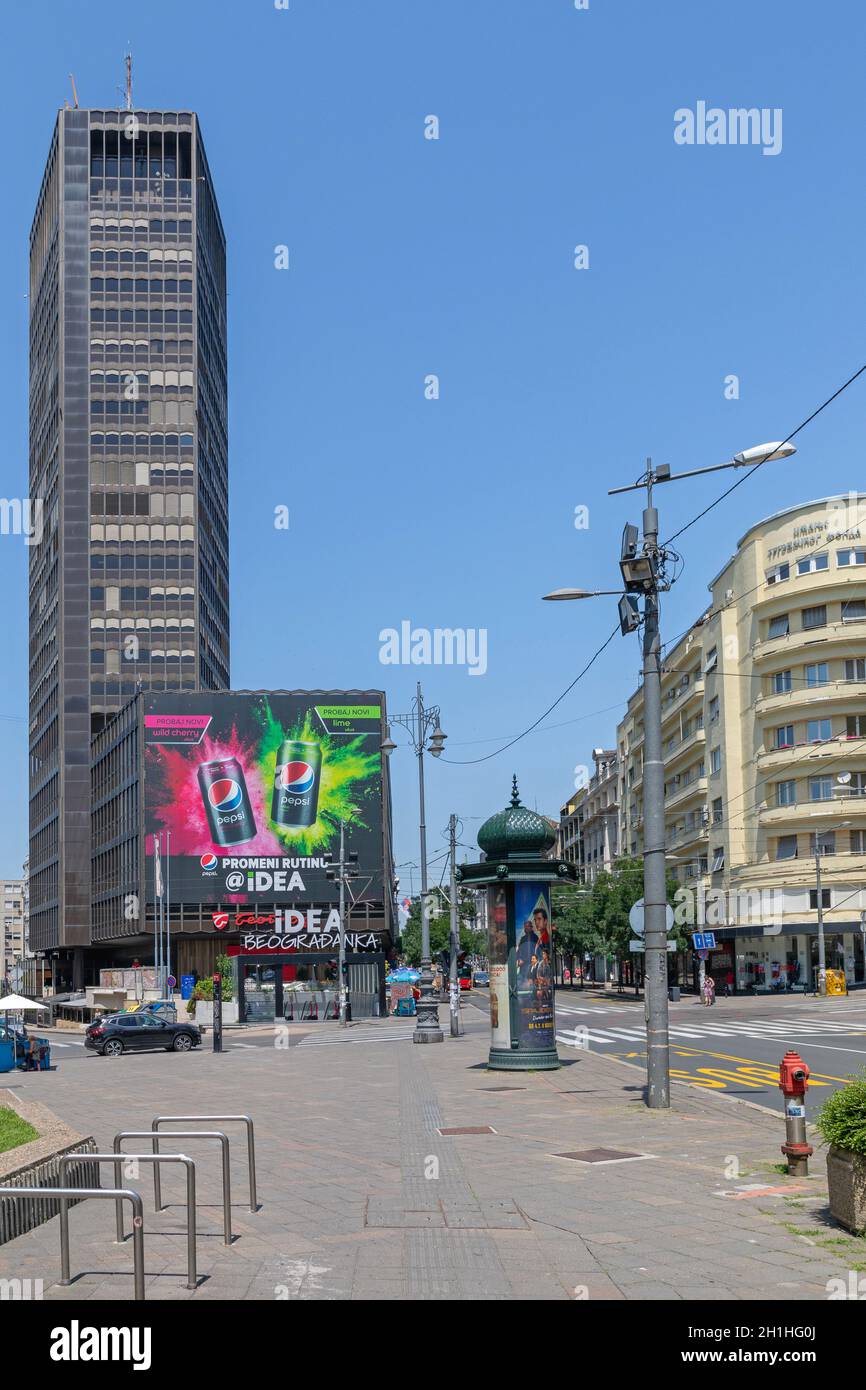 Belgrade, Serbia - June 30, 2019: Beogradjanka Tallest Building ...