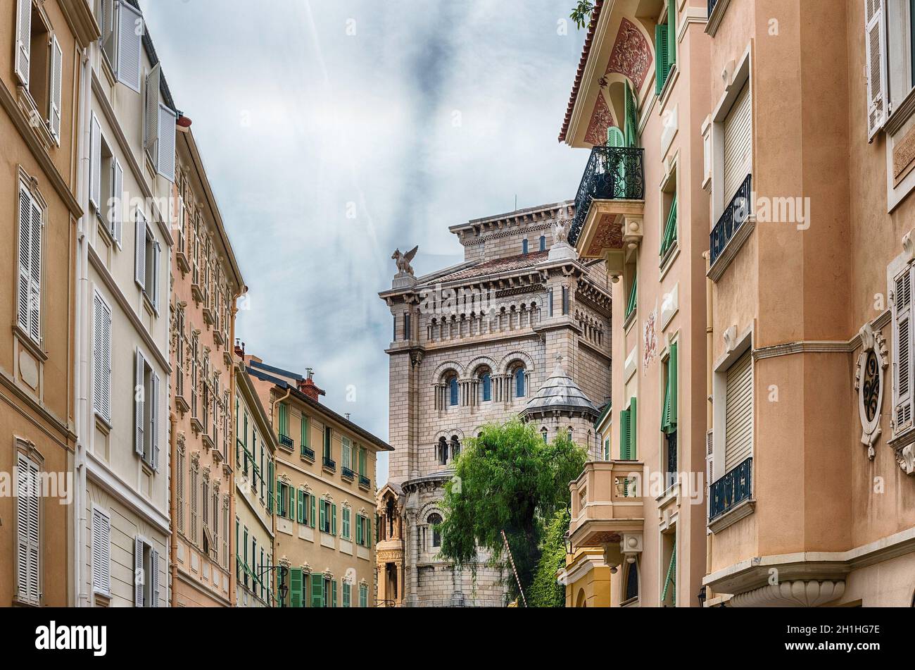 The picturesque architecture of the buildings in Monaco City, aka Le ...