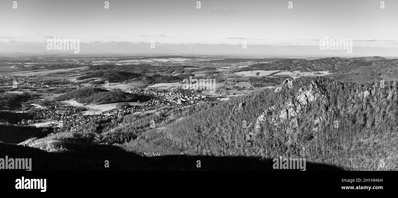 Oresnik granite rock formation in Jizera Mountains Stock Photo - Alamy