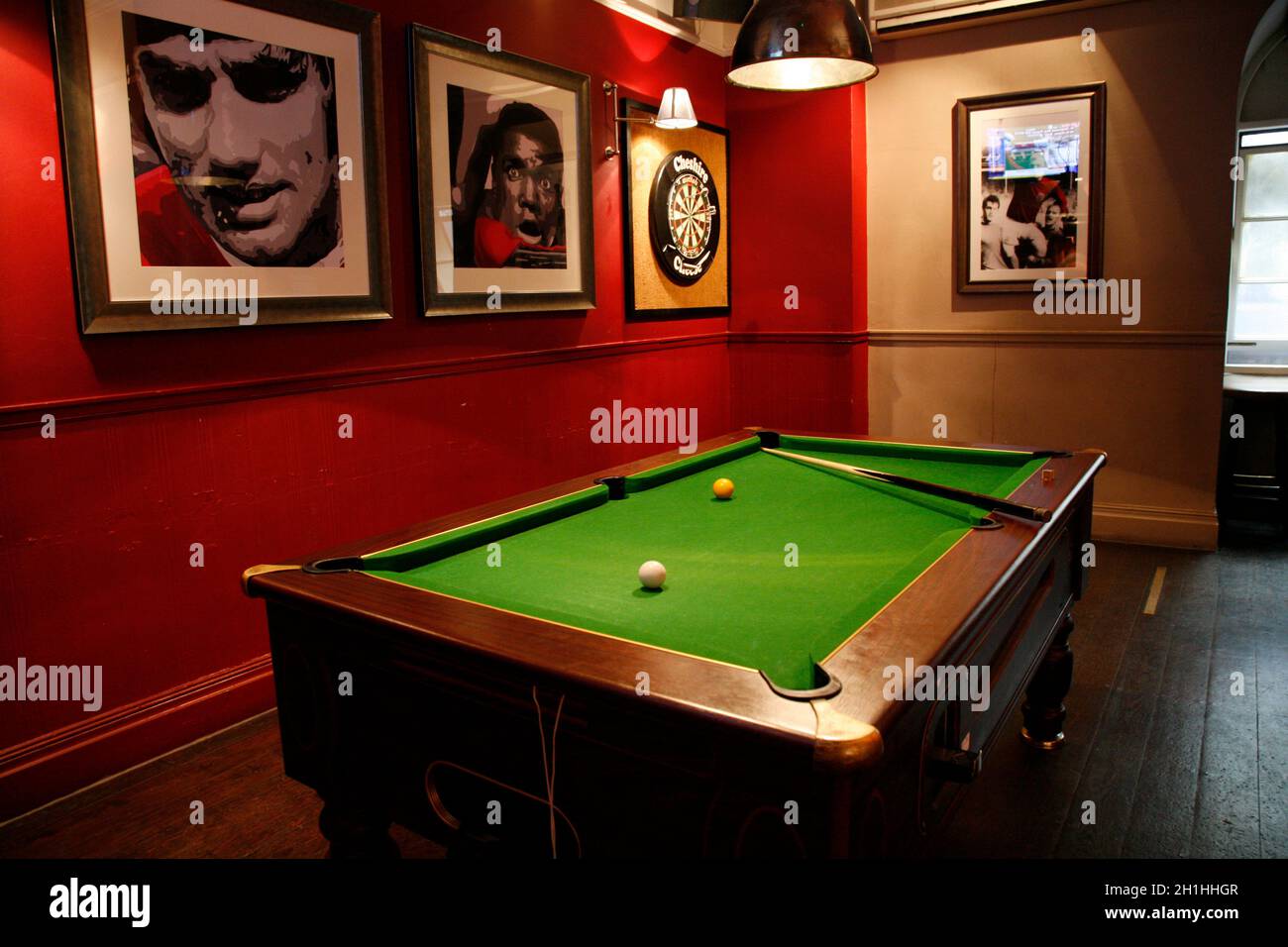 London, UK - April 30, 2012: Inside view of a public house, known as ...