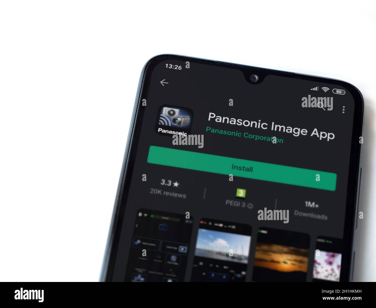 Lod, Israel - July 8, 2020: Panasonic Image App app play store page on ...