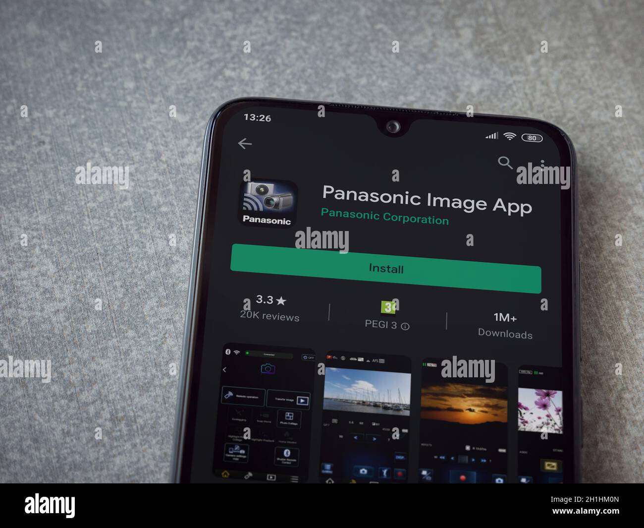 Lod, Israel - July 8, 2020: Panasonic Image App app play store page on ...