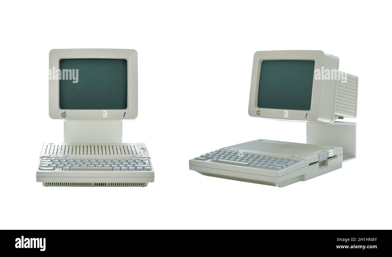 Vintage macintosh screen Cut Out Stock Images & Pictures - Alamy