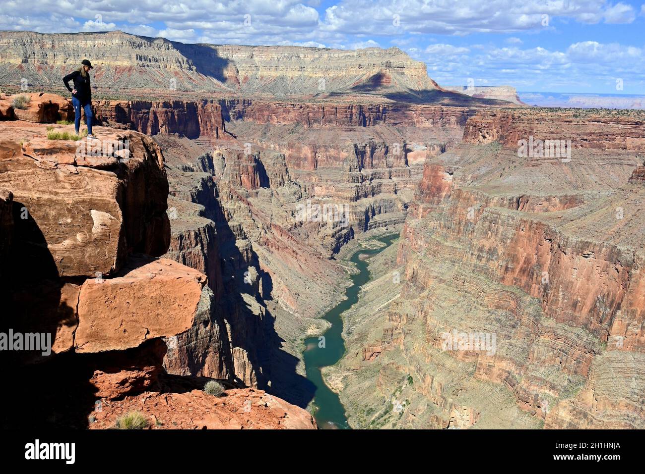 TOROWEAP OVERLOOK IN GRAND CANYON NATIONAL PARK, ARIZONA, USA Stock ...