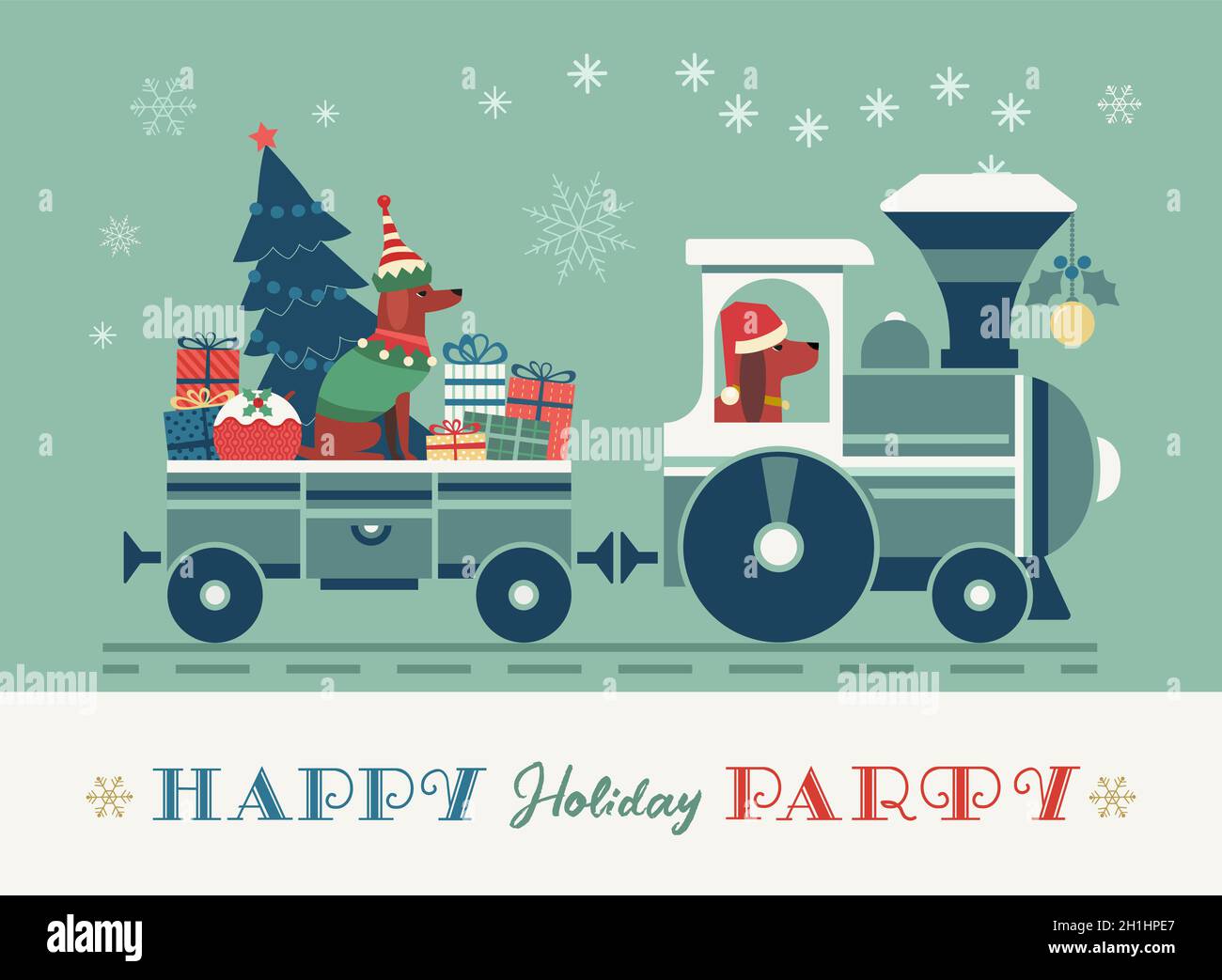 Comic illustration cartoon railway locomotive hi-res stock photography ...