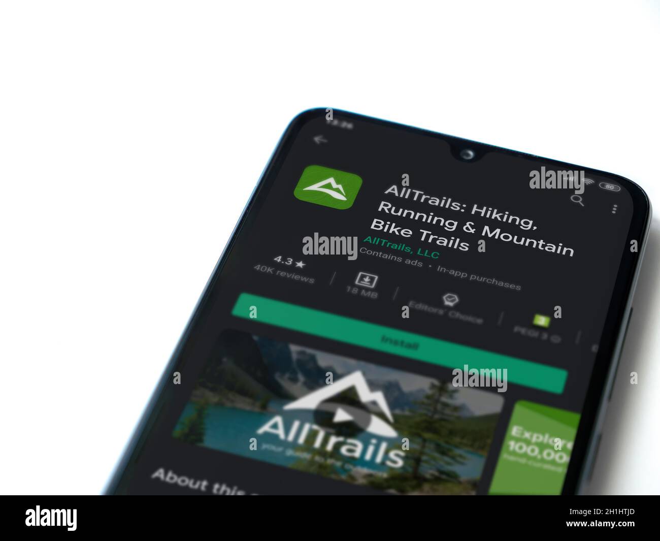 Alltrails logo hi-res stock photography and images - Alamy