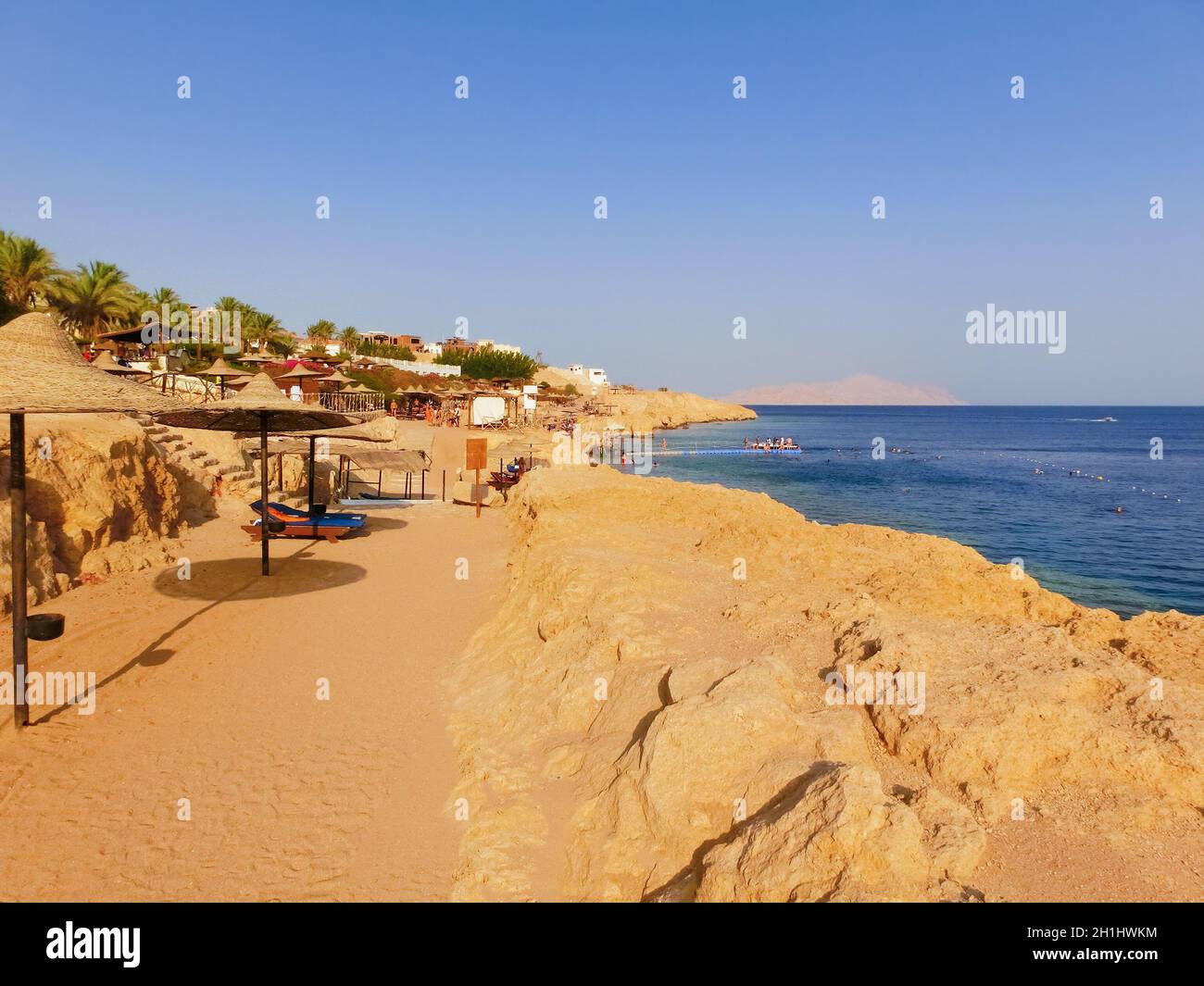 The sand beach at Sharm El Sheikh, Egypt Stock Photo - Alamy