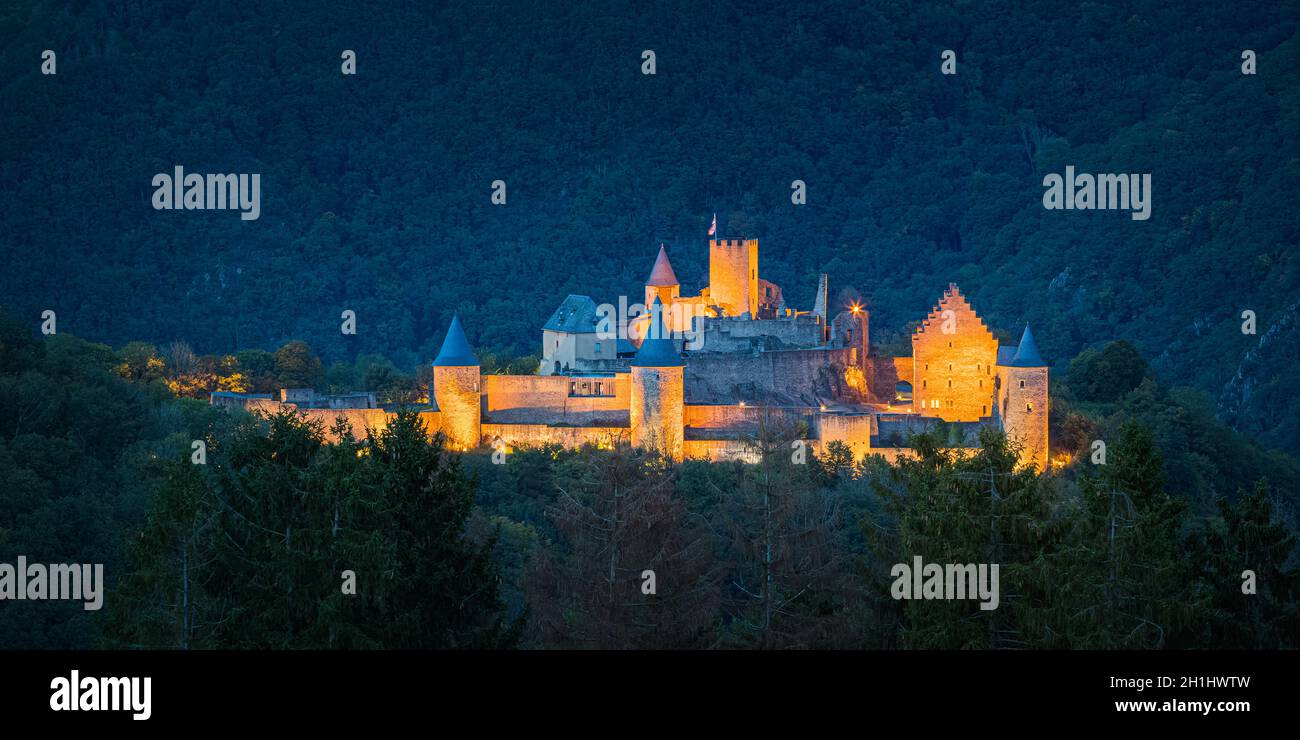 Bourscheid Castle is located near the village of Bourscheid in north ...