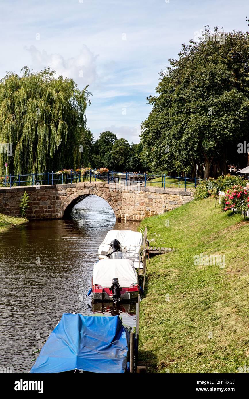 The big bridge over the central moat Stock Photo - Alamy