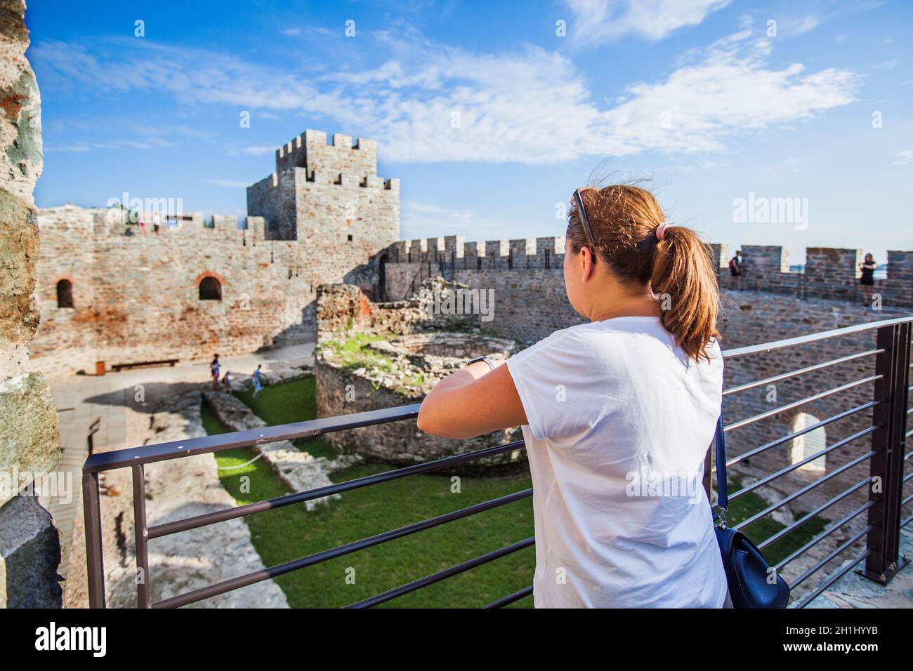 Cultural Heritage, Medieval Ram Fortress, tourist visit old Ottoman ...