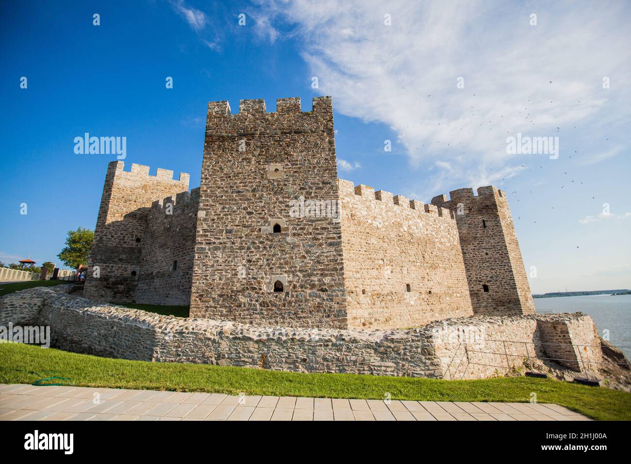 Cultural Heritage, Medieval Ram Fortress, old Ottoman fortress, border ...