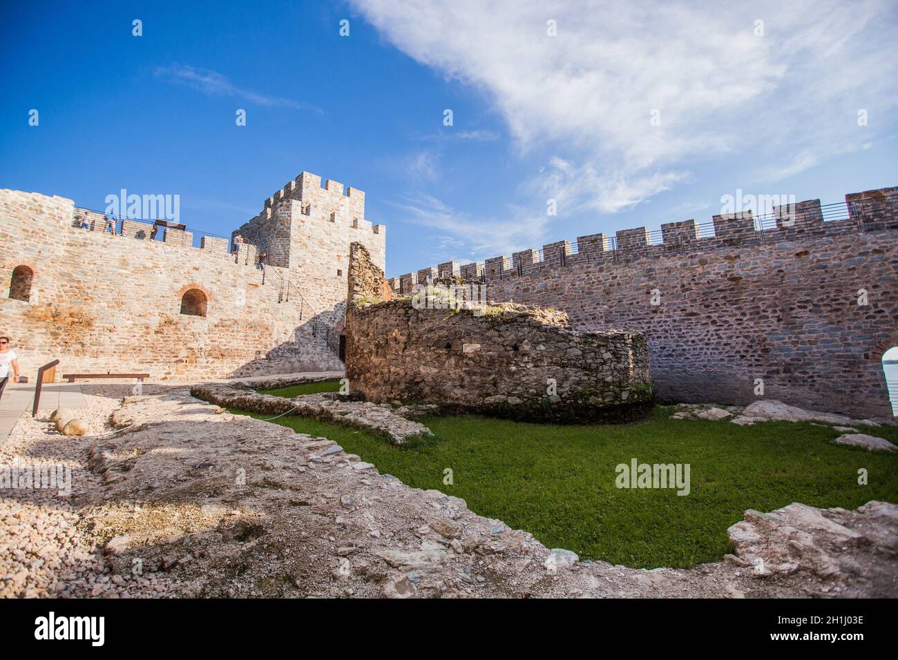 Cultural Heritage, Medieval Ram Fortress, old Ottoman fortress, border ...