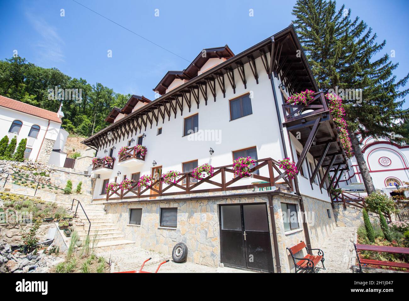 The Tuman Monastery, 14th-century Serbian Orthodox monastery, eastern ...