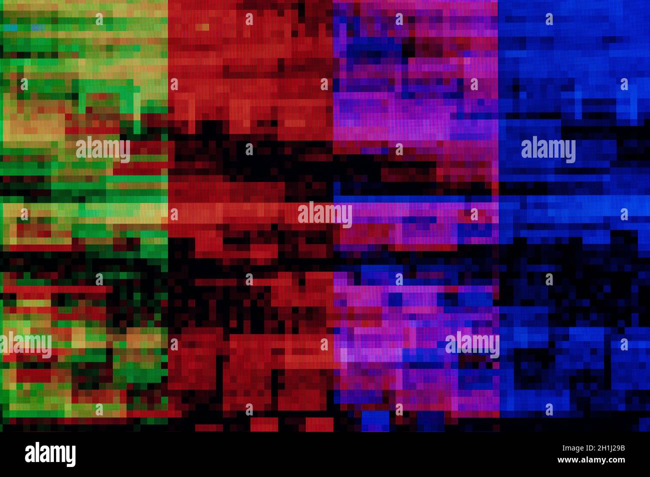 Abstract background, pattern of a digital glitch Stock Photo - Alamy