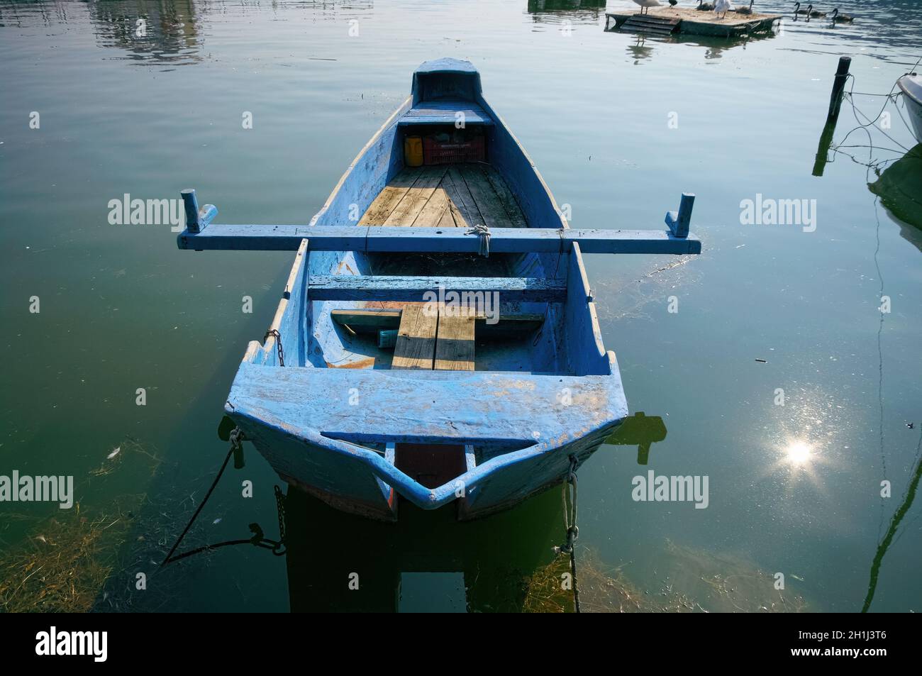 Traditional greek fishing boat hi-res stock photography and images - Alamy