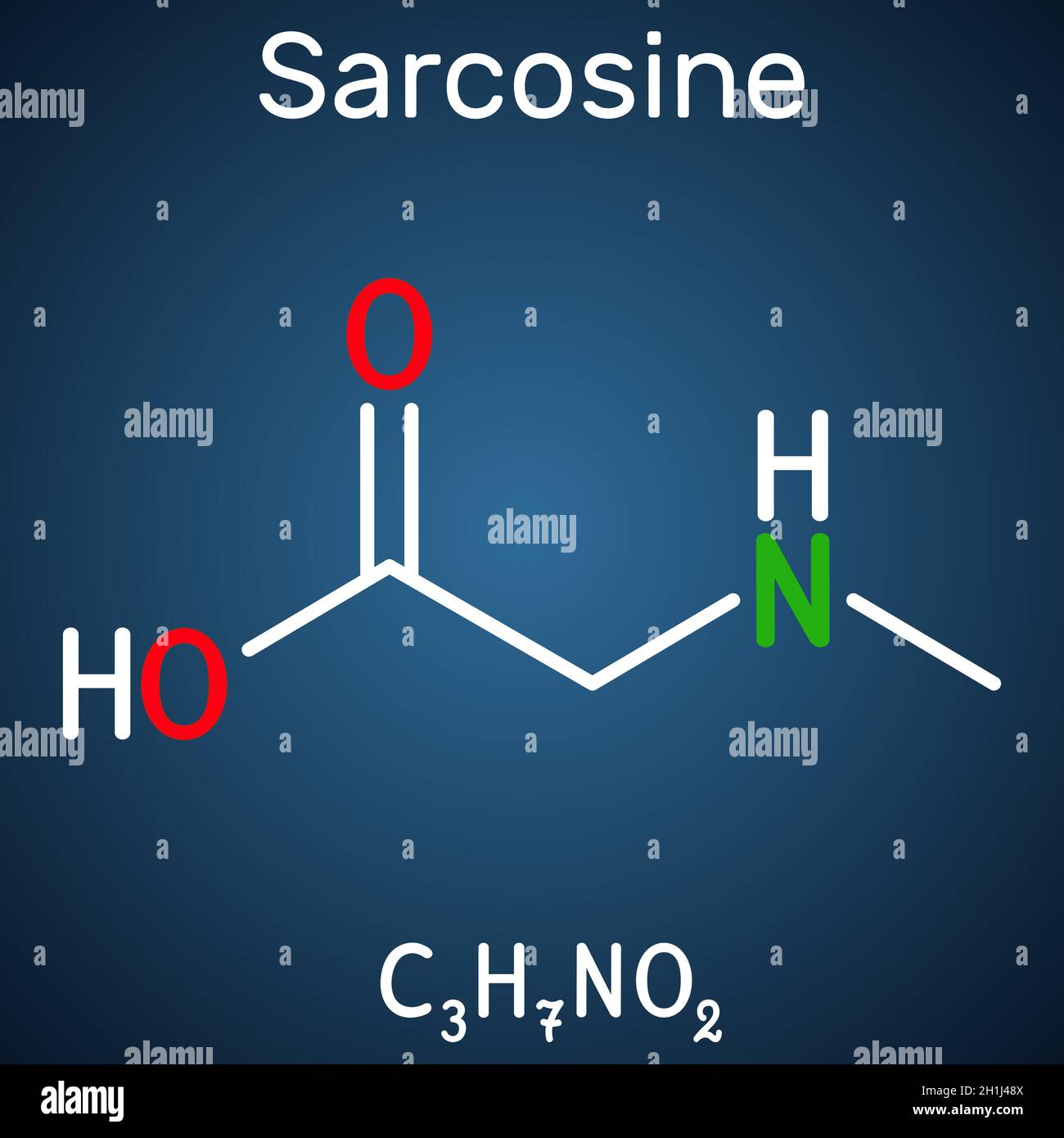 Sarcosine molecule hi-res stock photography and images - Alamy