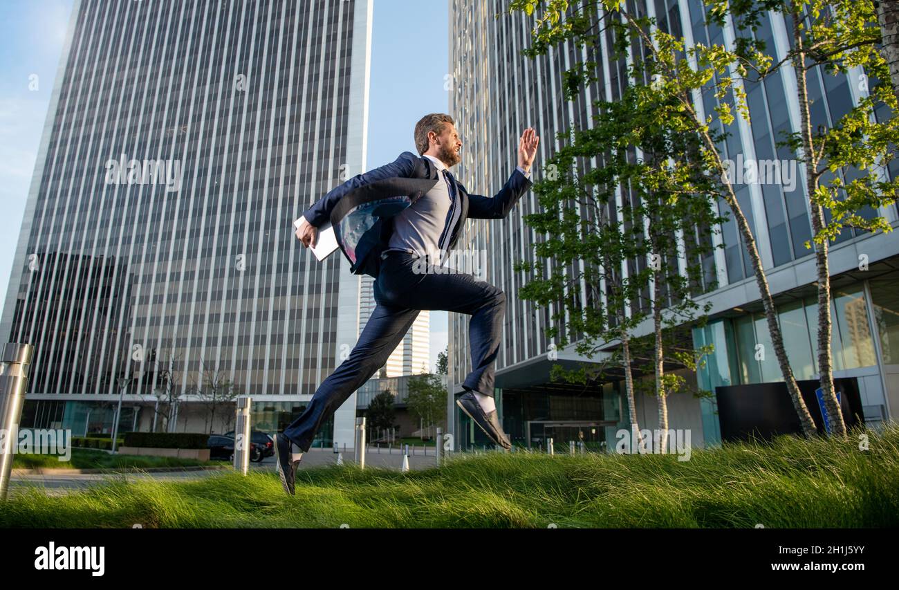 Man in hurry hi-res stock photography and images - Alamy