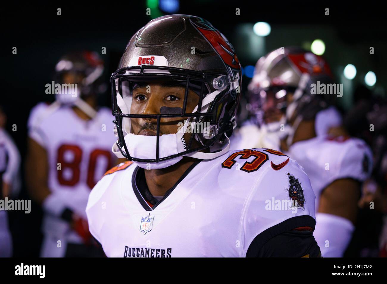 October 14, 2021: Tampa Bay Buccaneers safety Jordan Whitehead (33 ...
