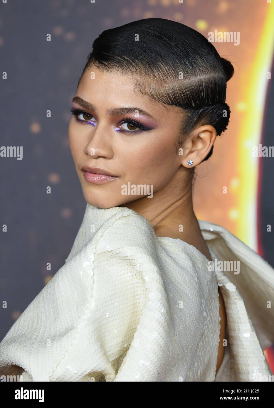 October 18th, 2021. London, UK. Zendaya arriving at the Dune UK Special ...