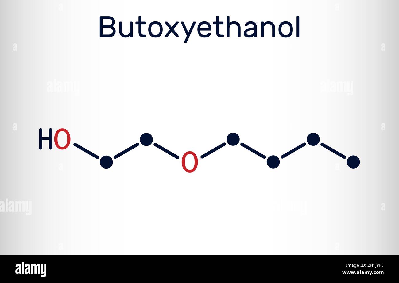2 butoxyéthanol Stock Vector Images - Alamy