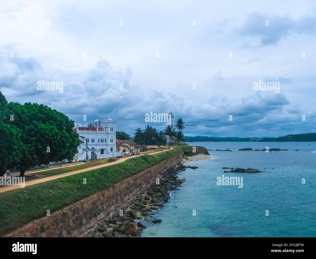 The old historic Fort in Galle. Sri Lanka Stock Photo - Alamy