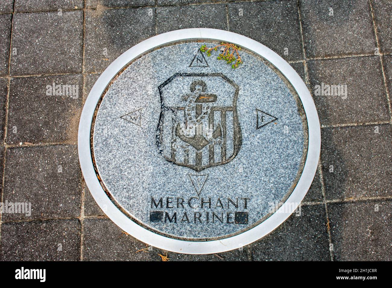 WILDWOOD, NEW JERSEY - September 16, 2020: A Circular Symbol ...