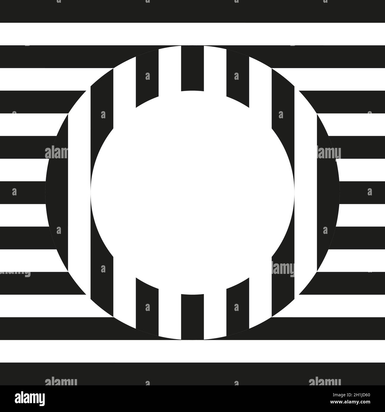 Black and white stripes pattern with text box Stock Vector Image & Art ...