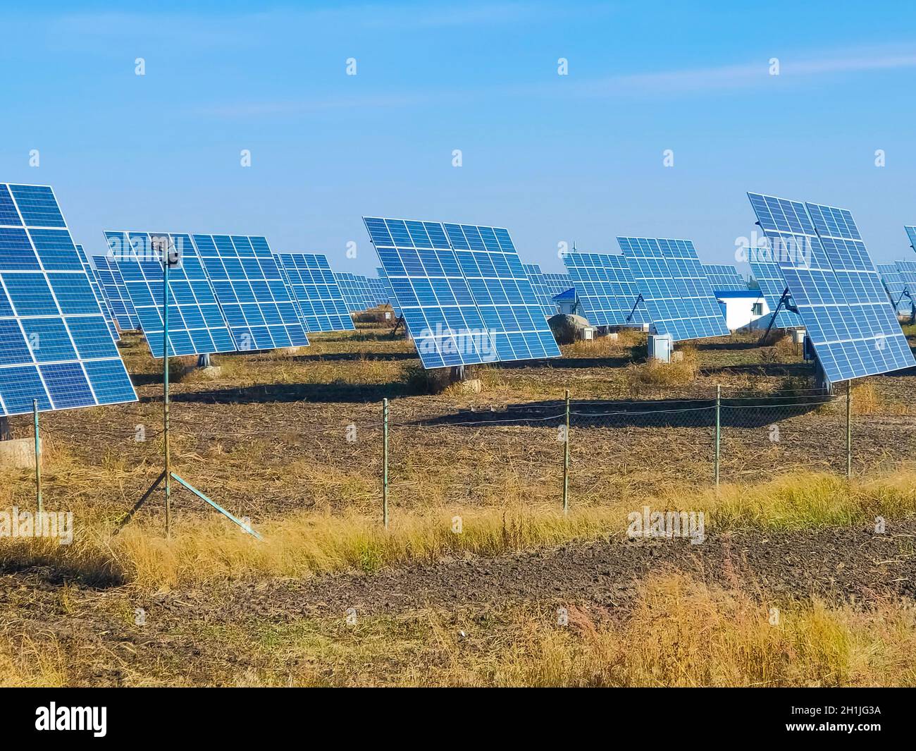 The Solar Panels station at Ukraine. Use solar power, solar panels in ...