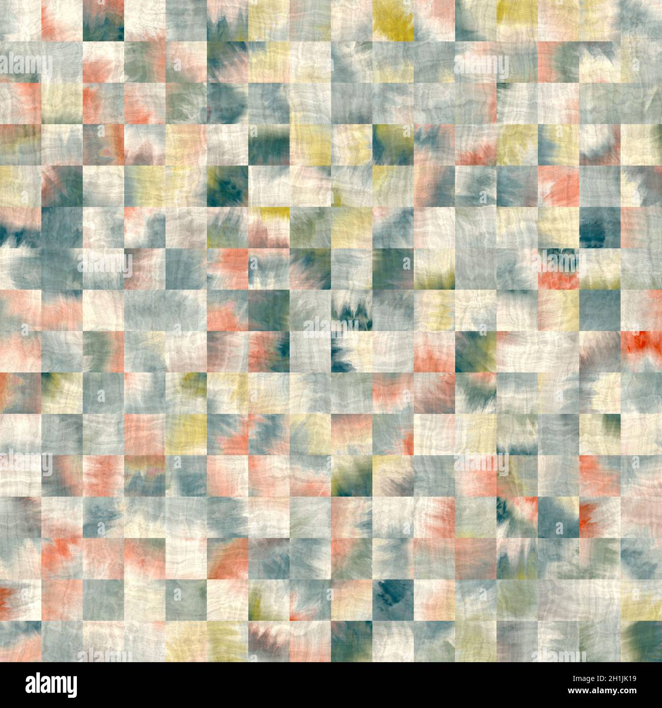 Seamless square tile faux wall mosaic pattern for surface design and ...