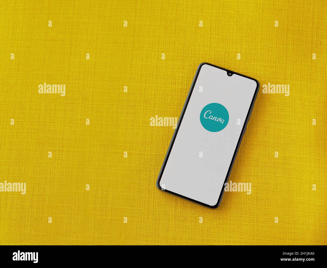 Lod, Israel - July 8, 2020: Canva - Graphic Design app play store page ...