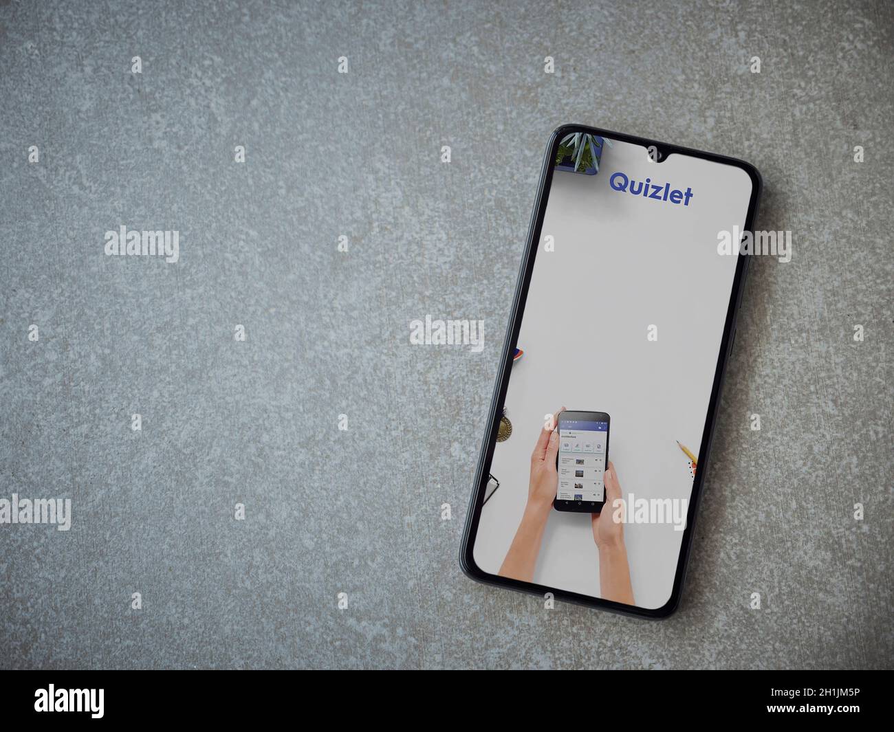 Lod, Israel - July 8, 2020: Quizlet - Language learning app launch ...