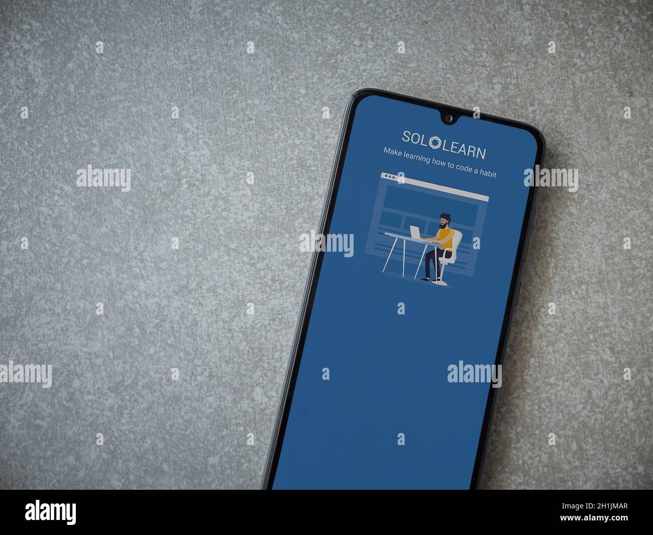 Lod, Israel - July 8, 2020: SoloLearn - Learning coding app launch ...