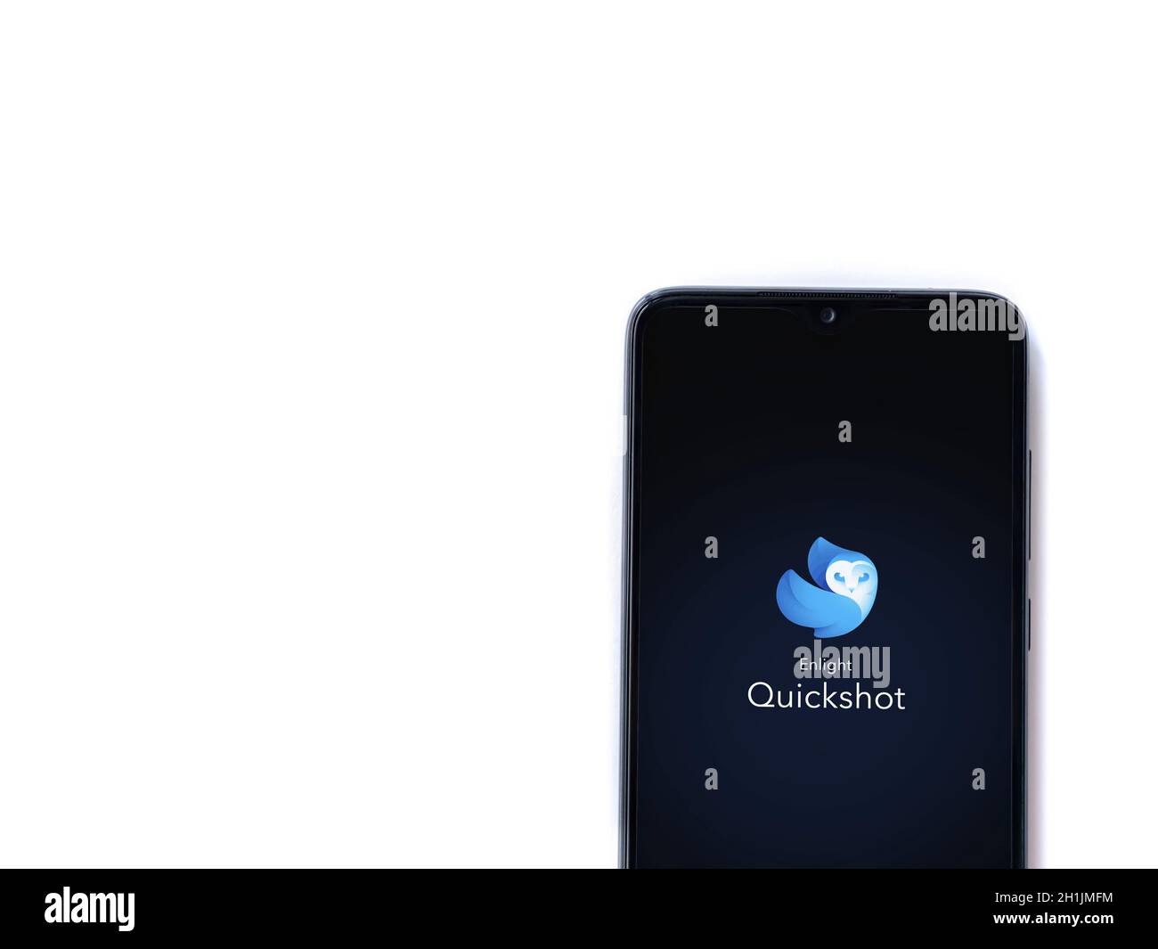 Lod, Israel - July 8, 2020: Enlight Quickshot app launch screen with ...