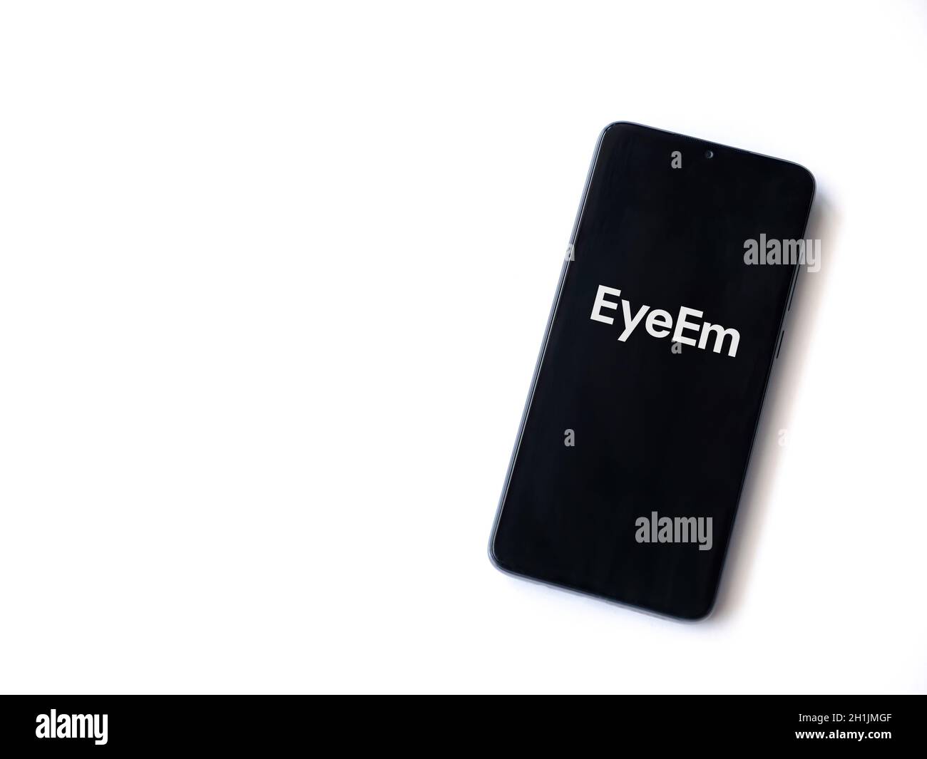 Lod, Israel - July 8, 2020: EyeEm - Sharing & Selling Images app launch ...